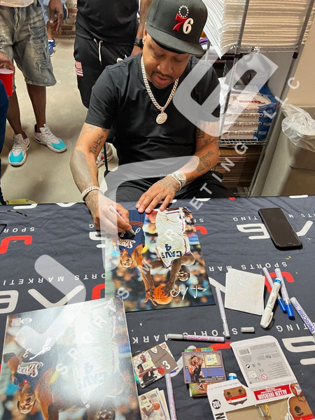 Allen Iverson autographed signed 11x14 photo Philadelphia 76ers NBA JS ...